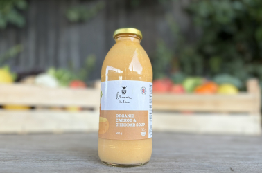Bio Dima Carrot and cheddar soup - organic | Cambridge Organic Food Company